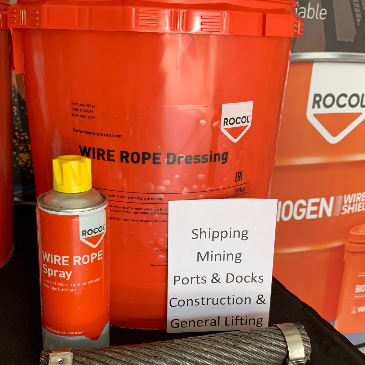 Rocol Wire Rope Spray Demonstration — Starlight Maintenance, Inc.