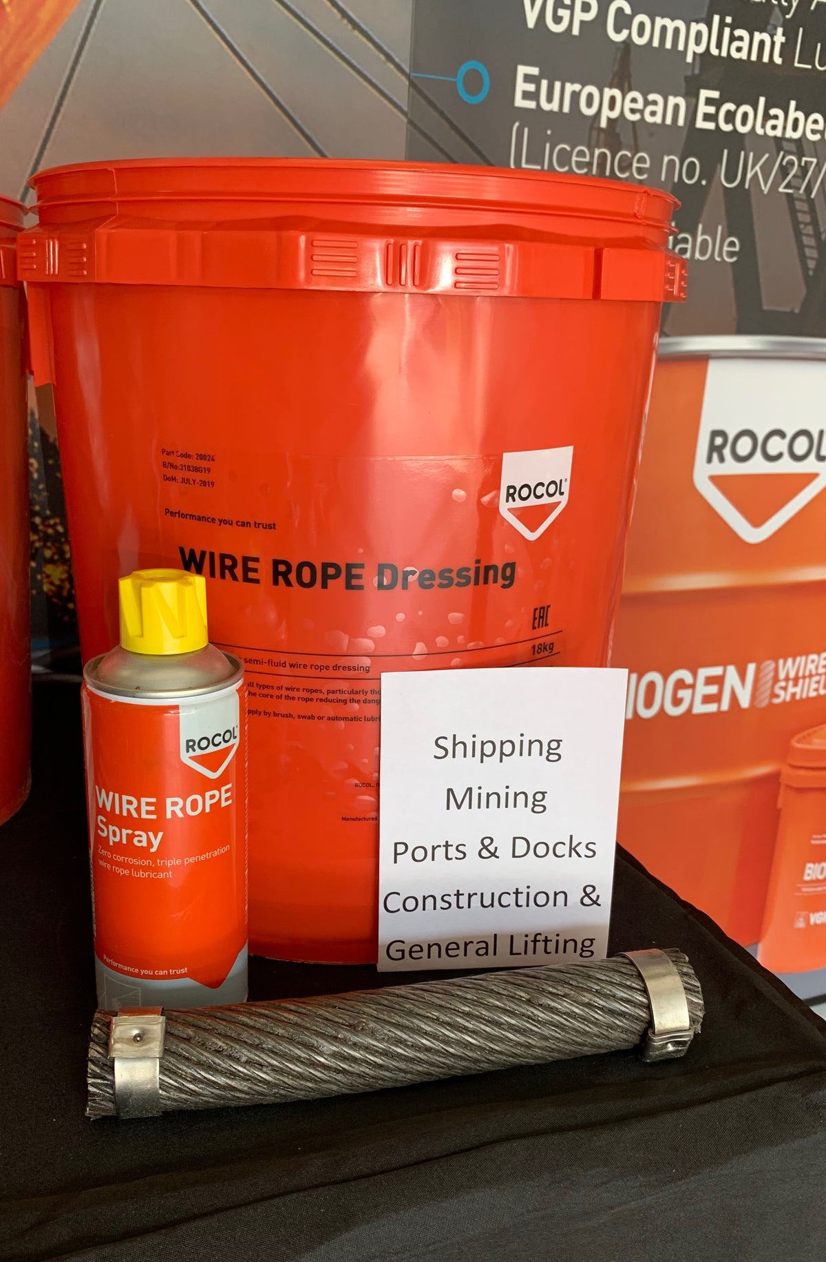 Rocol Wire Rope Spray Demonstration — Starlight Maintenance, Inc.